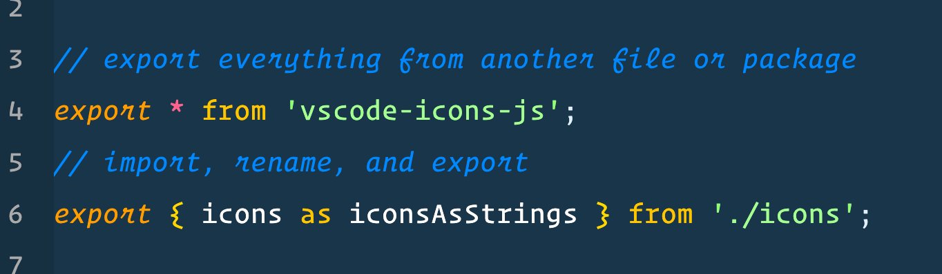 Wes Bos on Twitter: "🔥 If you collect imports and then export them from a single file, you can ...