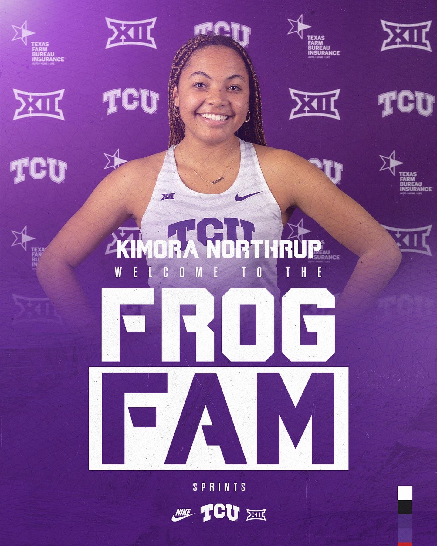 TCU Track & Field on Twitter: "Added another 🐸 Welcome to the Frog Fam, Kimora! #GoFrogs ...