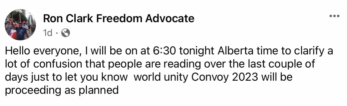 The Breakdown on Twitter: "Freedom Convoy - “Yeah, the Convoy is off” Also Freedom Convoy - “No ...