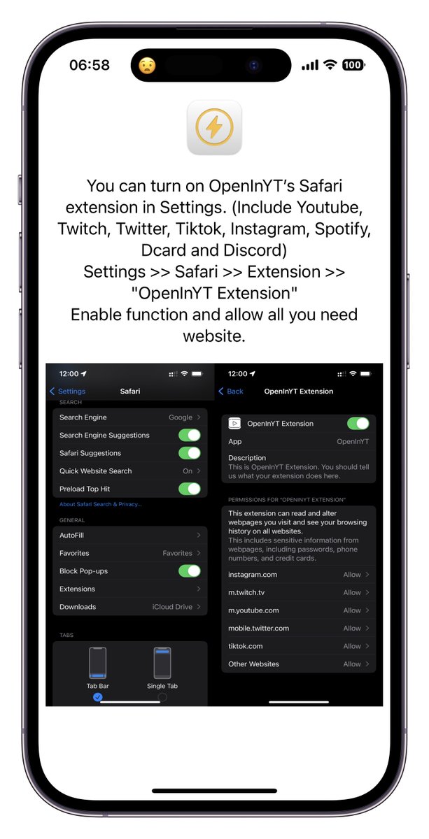 Clement on Twitter: "Fix Any Sideload App URLScheme 1. OpenInYT (Free) https://t.co/IjYtvoT03w 2 ...