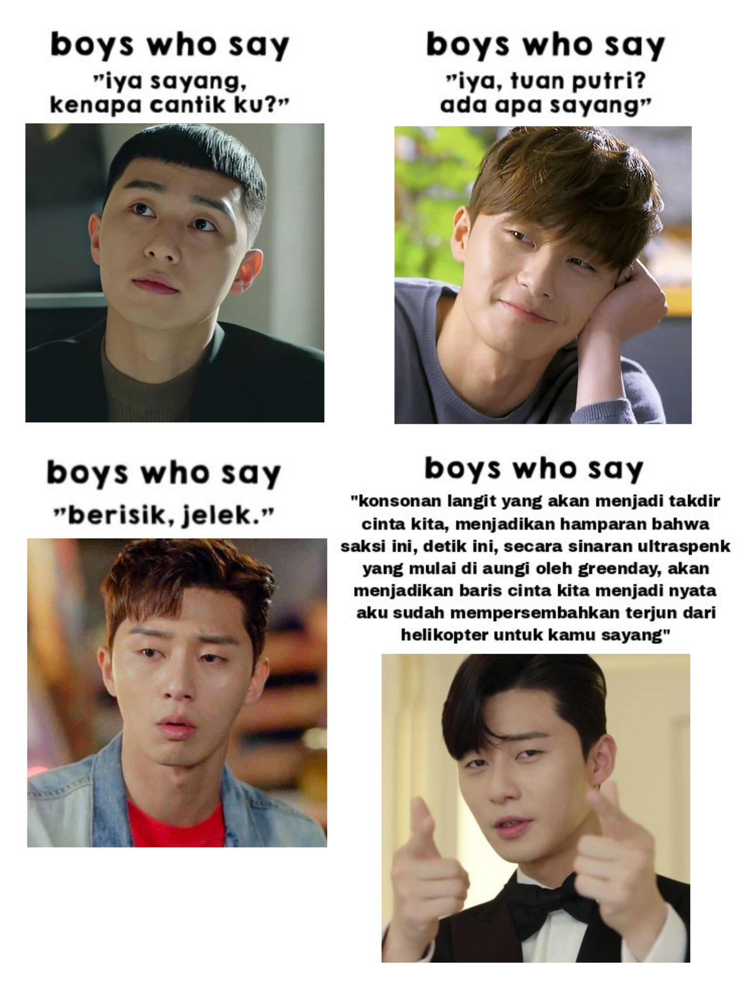 K-Drama Menfess on Twitter: "•kdm• park seojun join the trend, choose your fighter! https://t.co ...