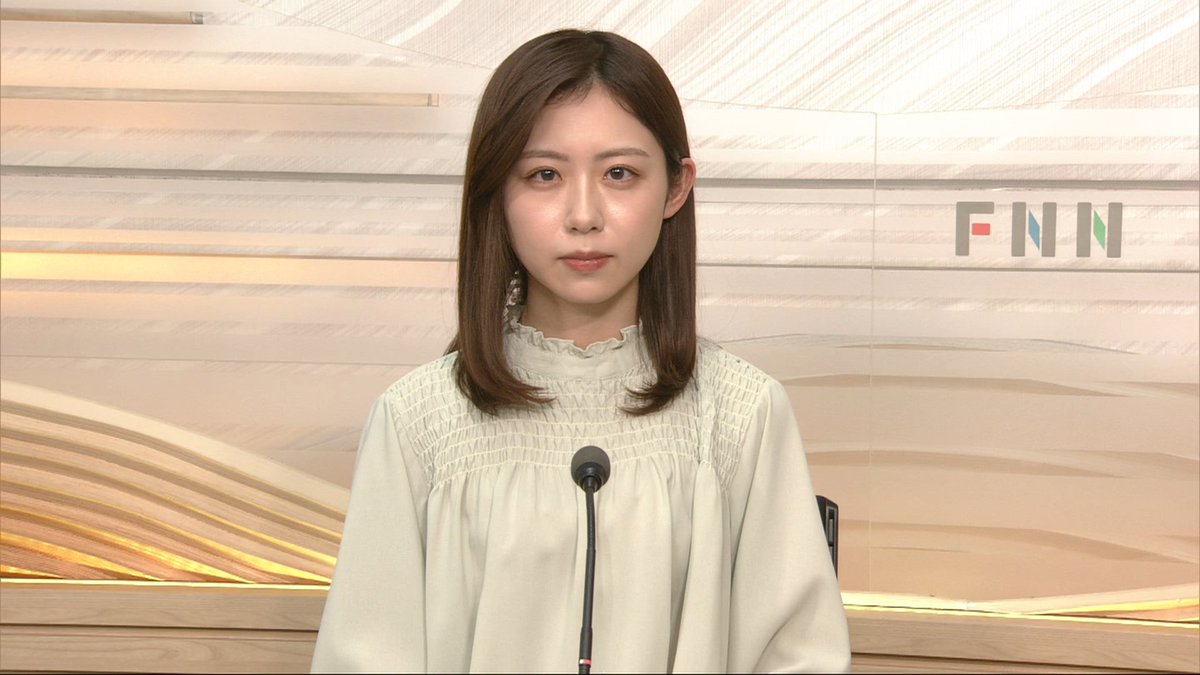 テク憧 on Twitter: "昨夜のFNNニュースから小山内鈴奈ちゃん"