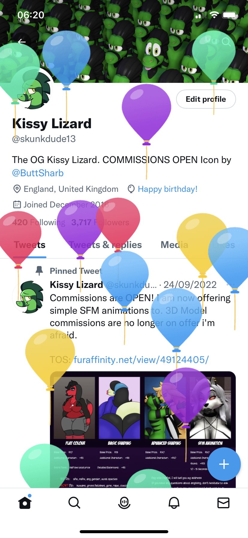 Kissy Lizard on Twitter: "It’s Balloon Day! https://t.co/4I4aleKkD2" / Twitter