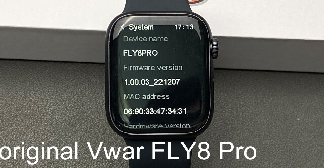 Chinese SmartWatches on Twitter: "Three months after launching the Vwar Fly8! Vwar is back again ...