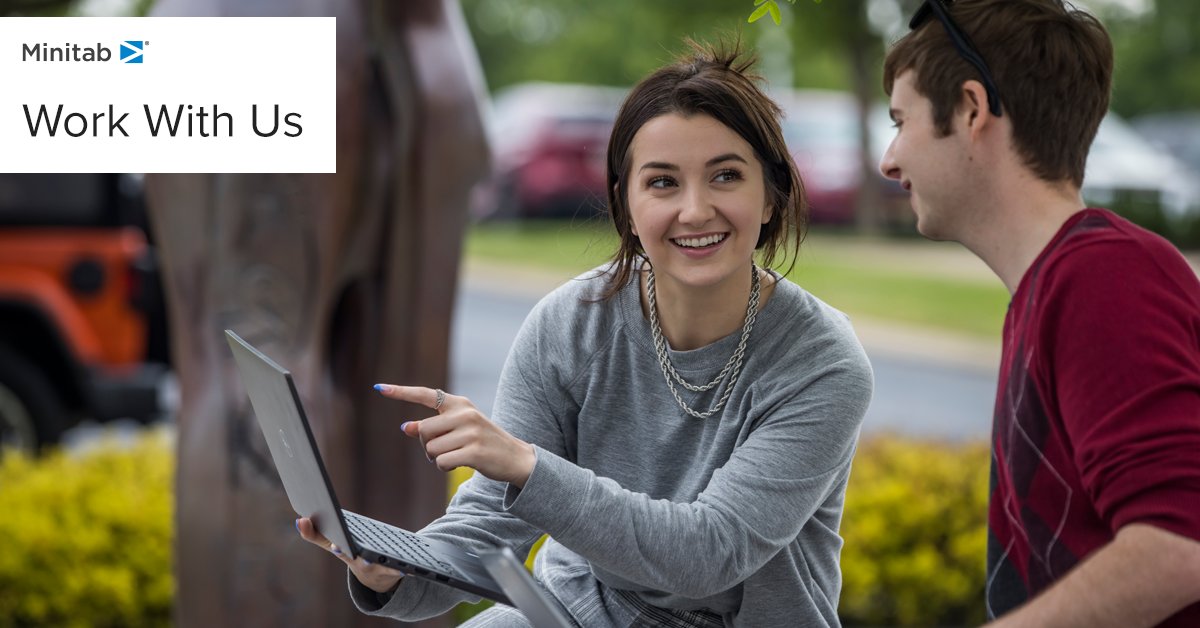 Minitab on Twitter: "We're hiring! Learn more about working at Minitab and view the job ...