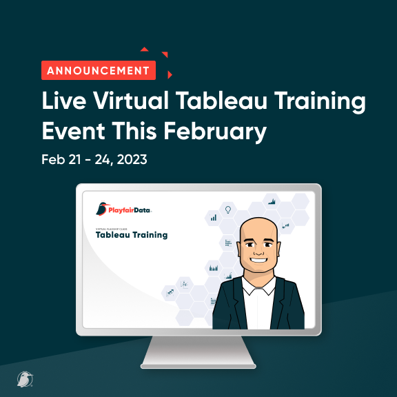Playfair Data on Twitter: "Sign up today for our upcoming virtual training event, which runs ...