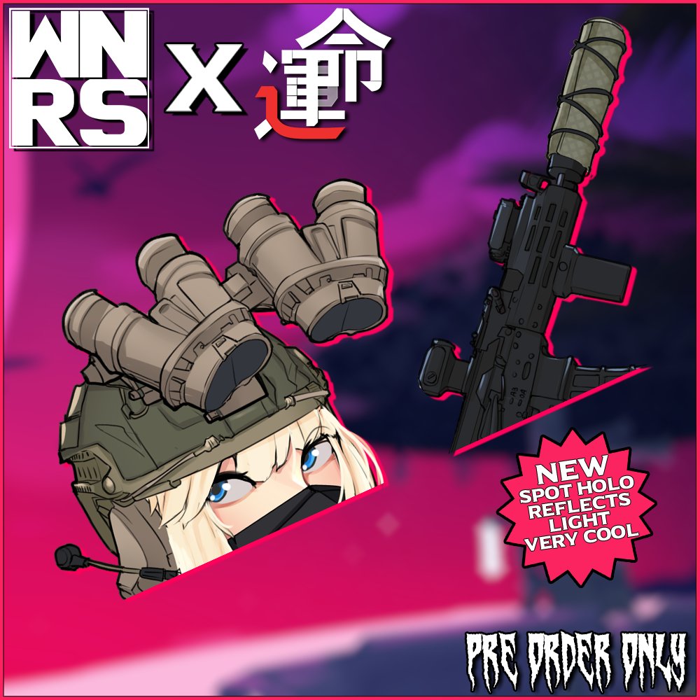 Waifusnraifus On Twitter 🚨 New Drop Live Friday 🚨 🔫wnrs X Cosdestiny