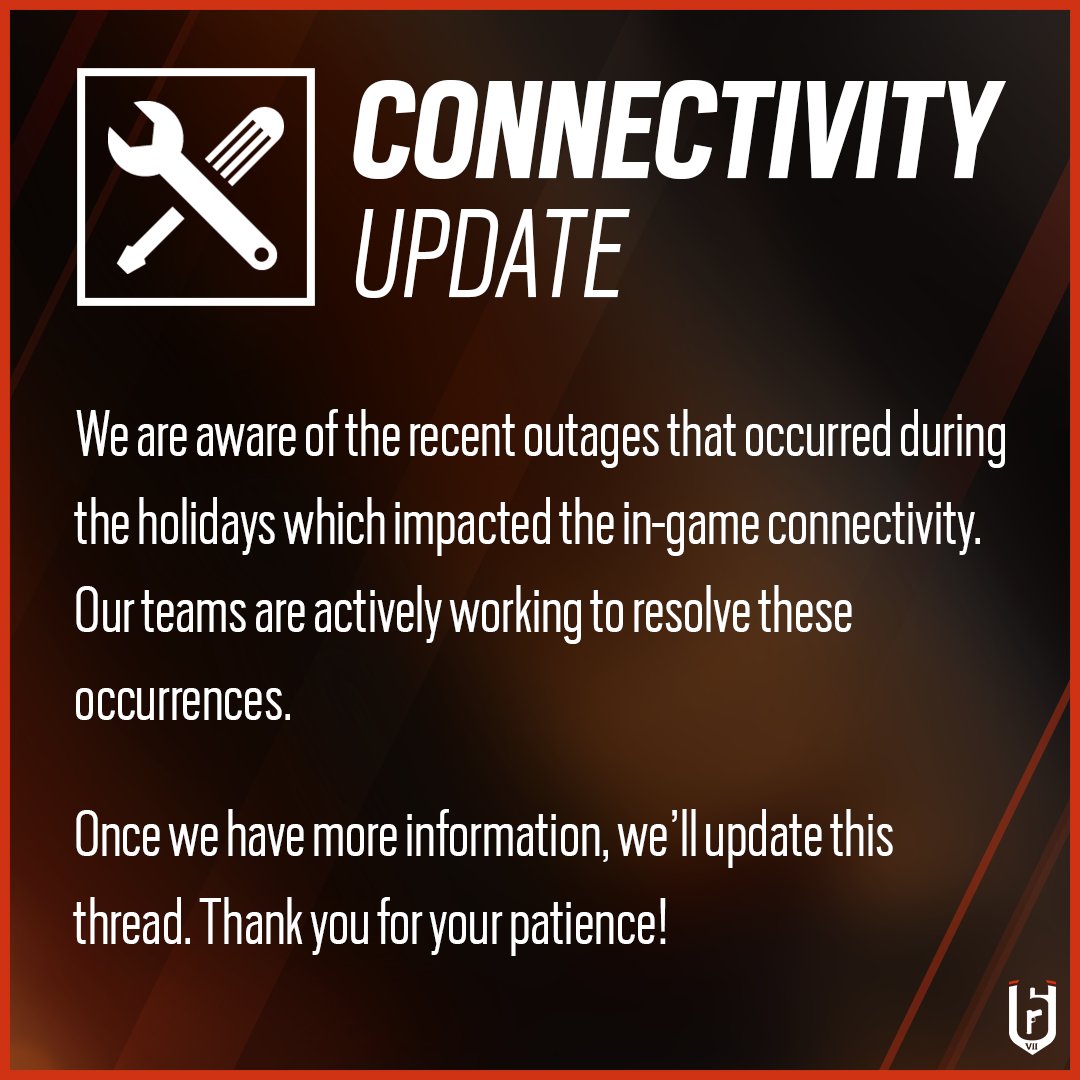 Rainbow Six Siege Dev Tracker | devtrackers.gg