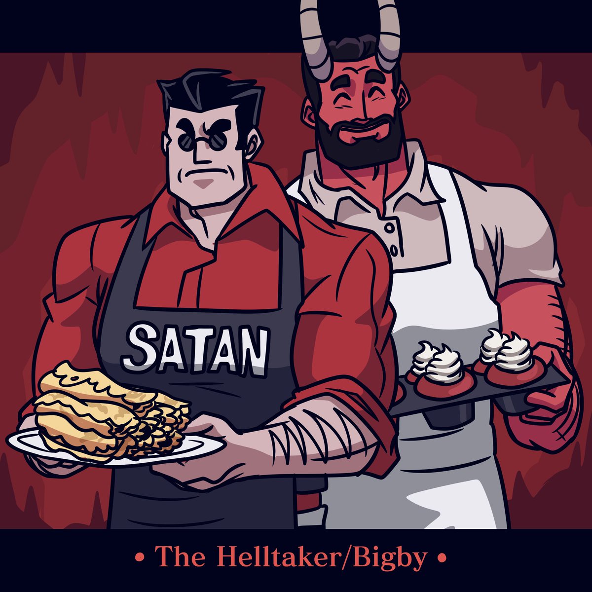 Donut Bear 🍩🐻 (OPEN COMMISSIONS) on Twitter: "MORE OF HELLTAKER X HAVEN! I love this artstyle so ...