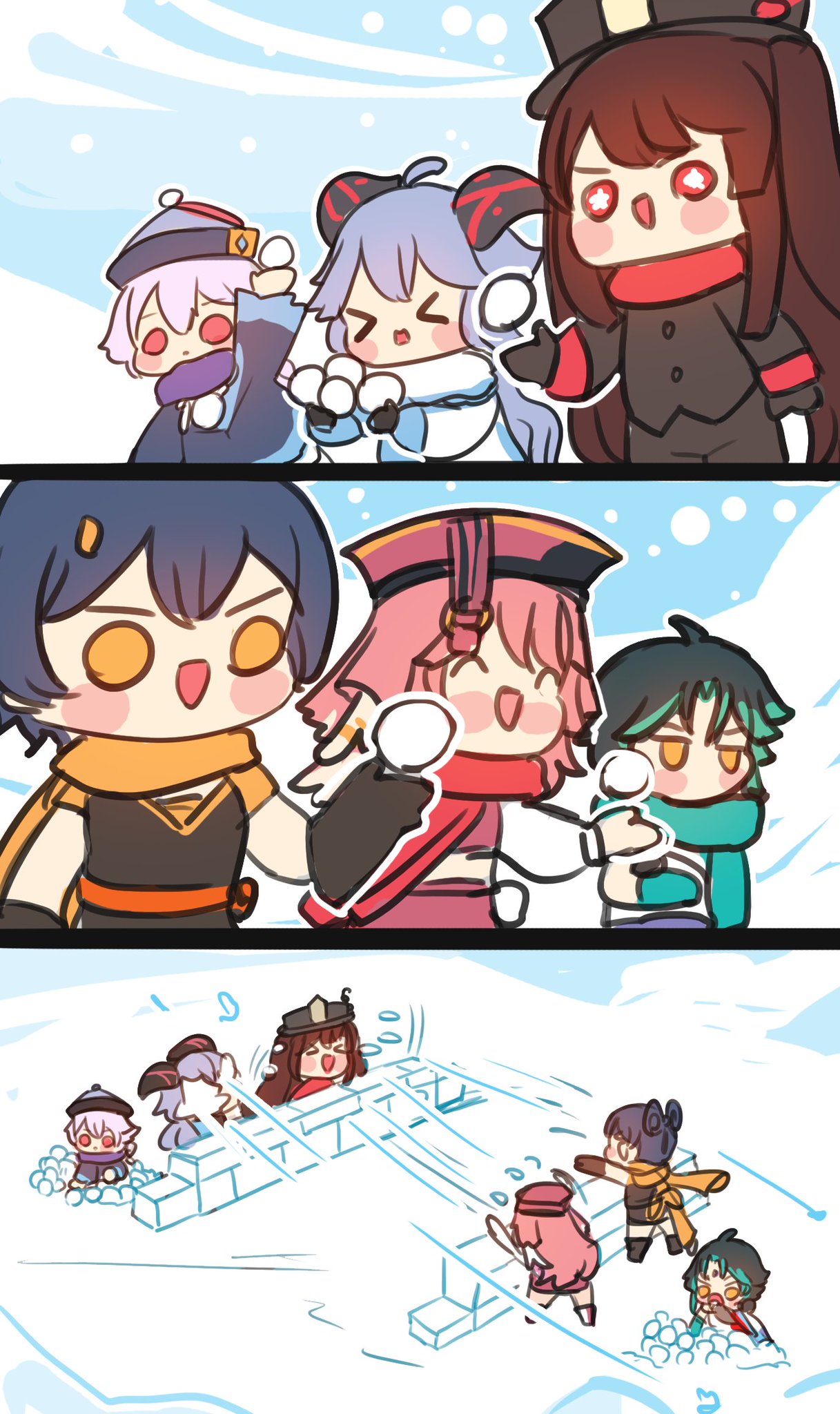 P•THX HYV (🔶&👹) on Twitter: "Snowball fight ! Full story on Youtube ^^ https://t.co/WzqHSshrFb ...