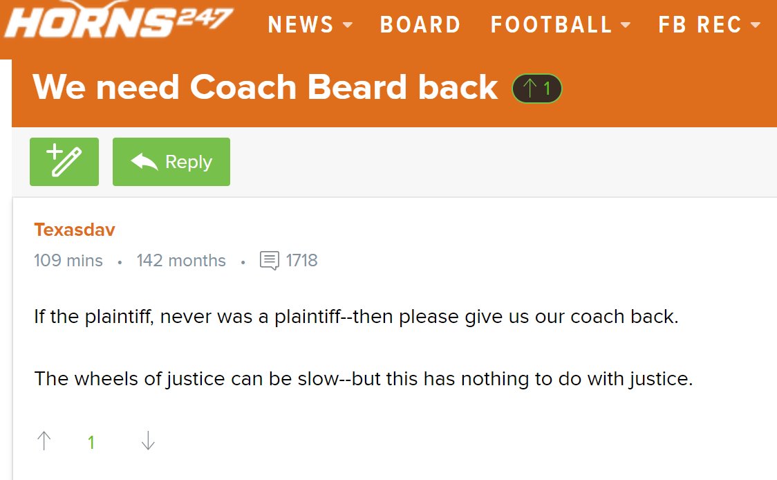 Message Board Geniuses on Twitter: "#Texas fan wants Chris Beard back! #HookEm"