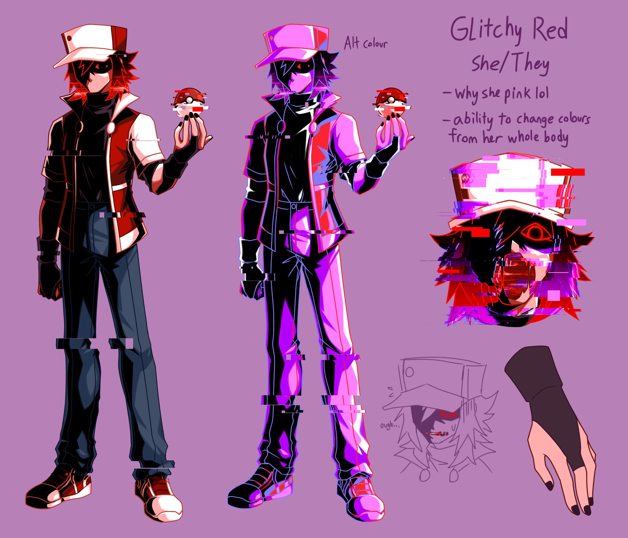 Glitchy Red