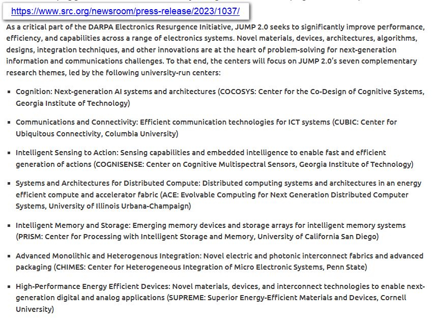 OGAWA, Tadashi on Twitter: "=> " @srcorg Launches JUMP 2.0 Consortium Aimed at Leap-Ahead ...