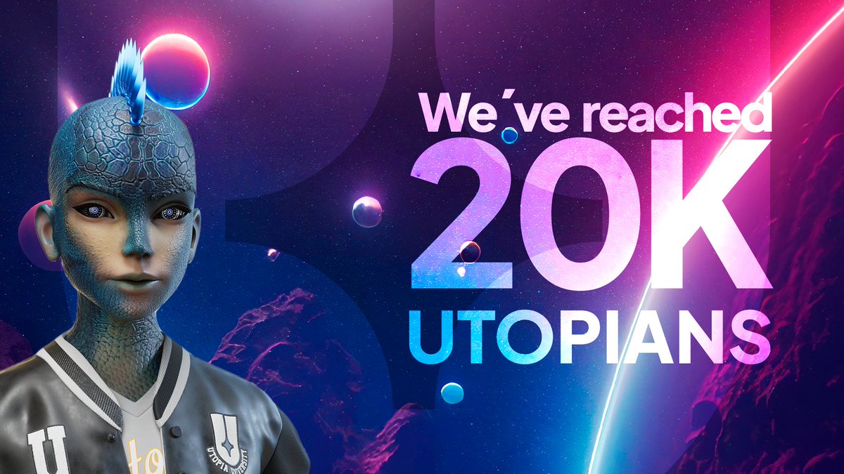 Utopia Avatars on Twitter: "🎉 20k Milestone Giveaway 🎉 To celebrate 20k Utopians joining us, we ...