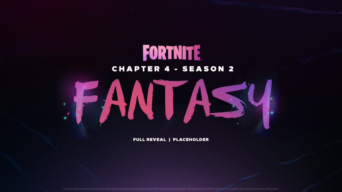Raphoocomix On Twitter Fortnite Chapter 4 Season 2 Fantasy Map