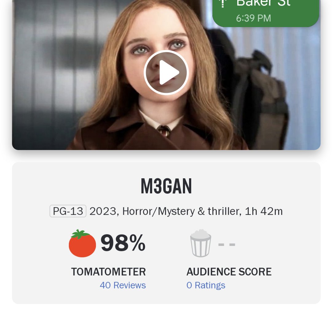 Nando on Twitter: "Uh oh guys M3GAN is great"