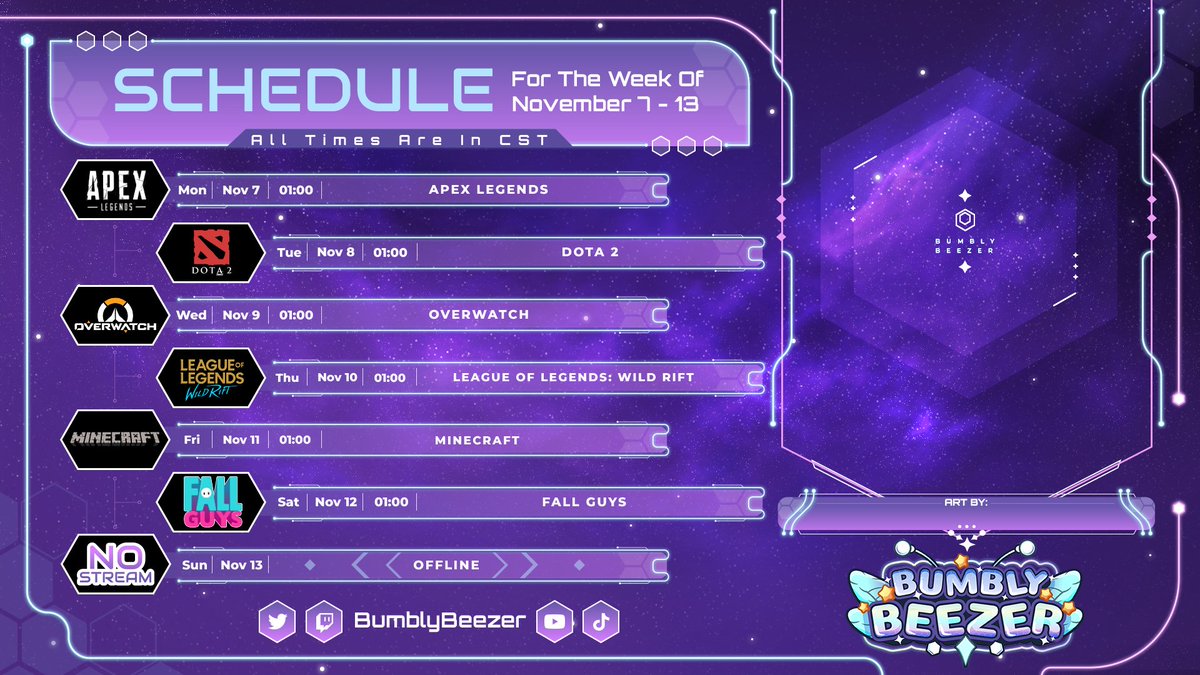 UWU MEDIA | VTUBER GRAPHICS STUDIO on Twitter: " ˚ · . Vtuber Schedule Portfolio A preview of ...