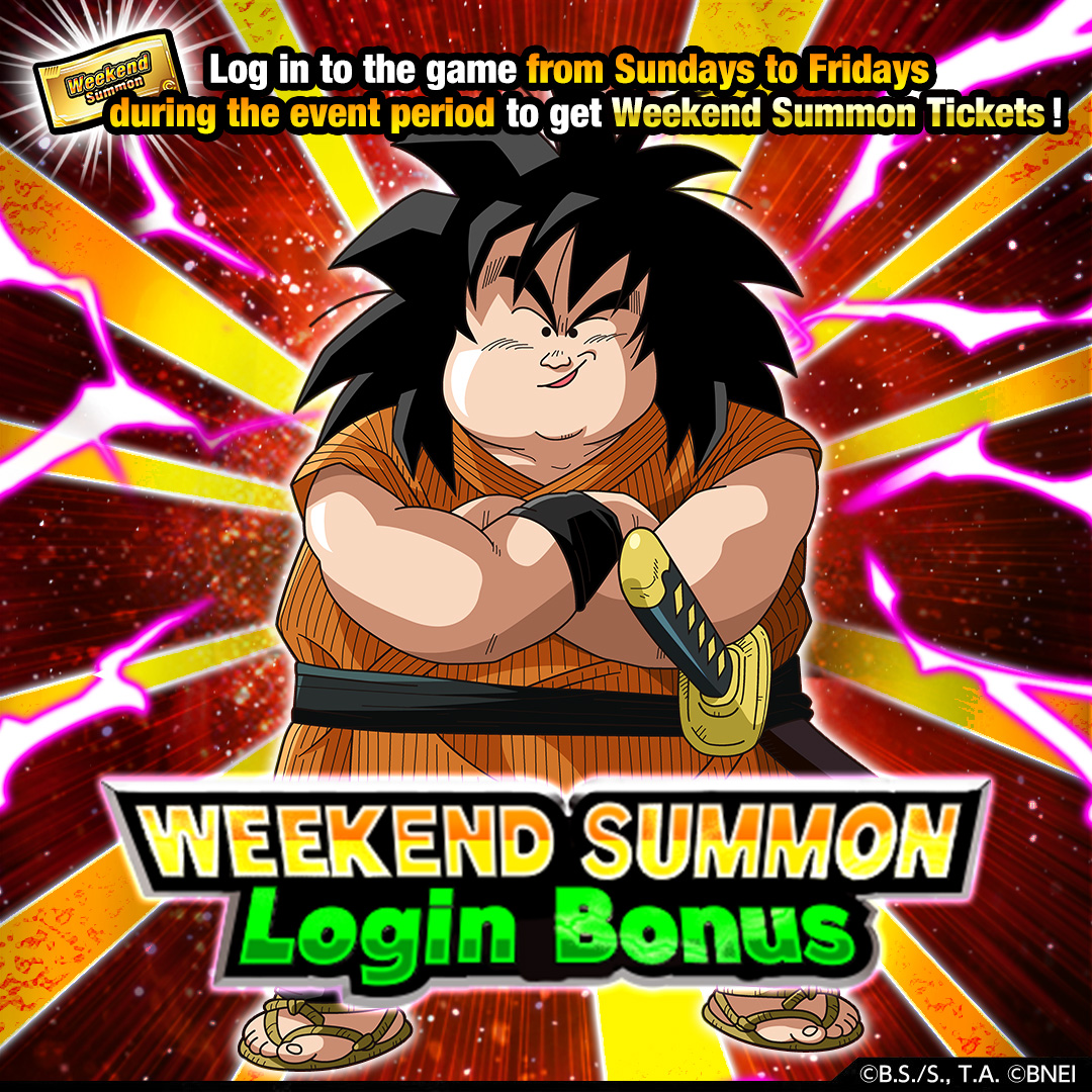 Dragon Ball Z Dokkan Battle On Twitter Weekend Summon Login Bonus