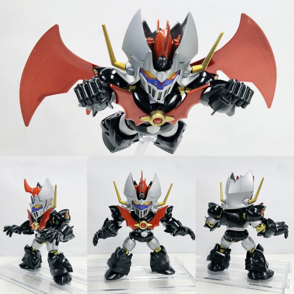 親愛なる隣人模型屋G on Twitter: "RT @Kaznolly_CC2: 【SDCSマジンカイザー完成】 無改造で超合金っぽく塗装 黒…ブラック→光沢トップコート 銀…シルバー→光沢 ...