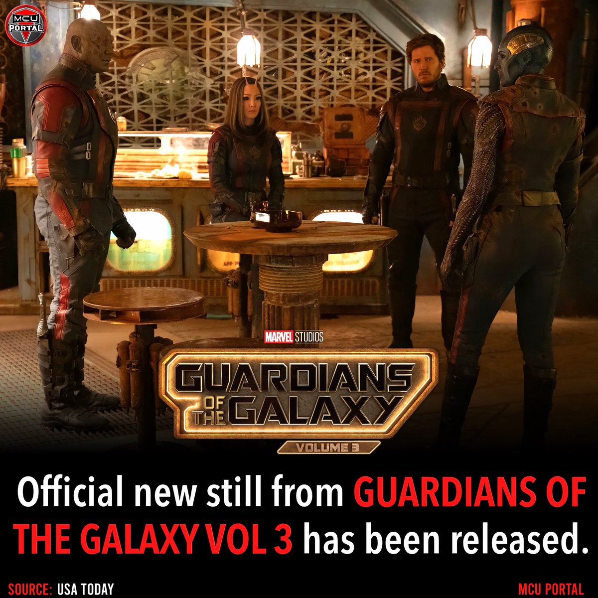 MCU Portal on Twitter: "A new #GuardiansOfTheGalaxyVol3 still with Drax ...