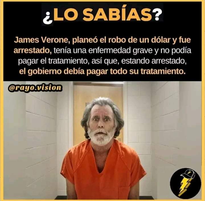 UNA HISTORIA DRAMÁTICA: James Verone y su mayor deseo de estar preso. 🤯 ...