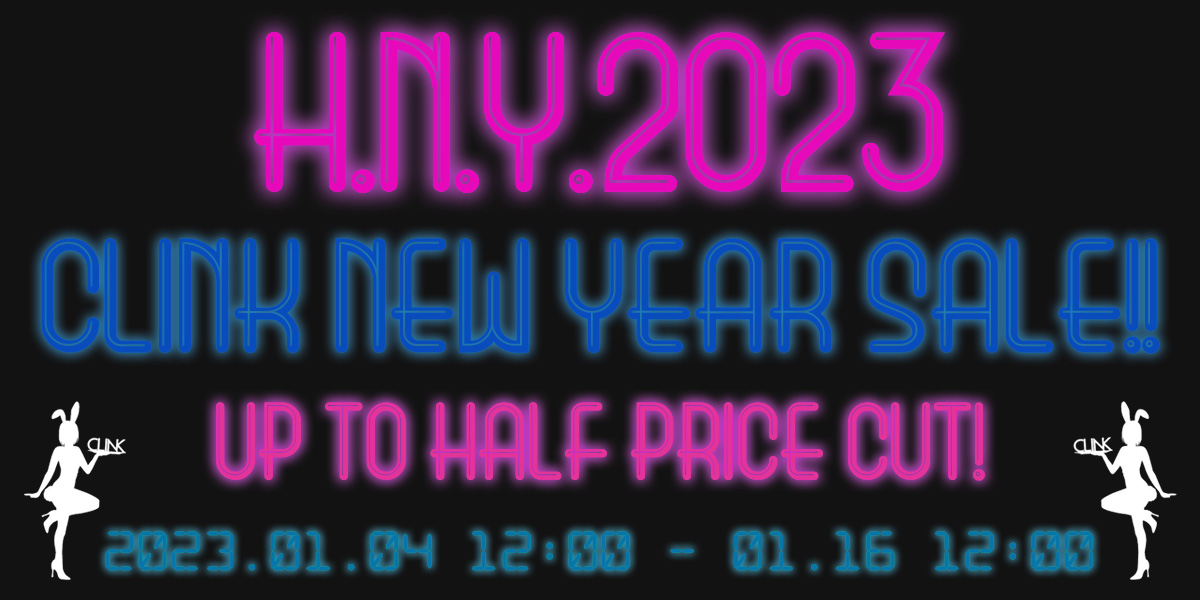 CLINK on Twitter: "CLINK NEW YEAR SALE 開催中！ WEB SHOPに続いて、各モールでもスタートしました！ 最 大 半 額 ！ ！ CLINK WEB ...
