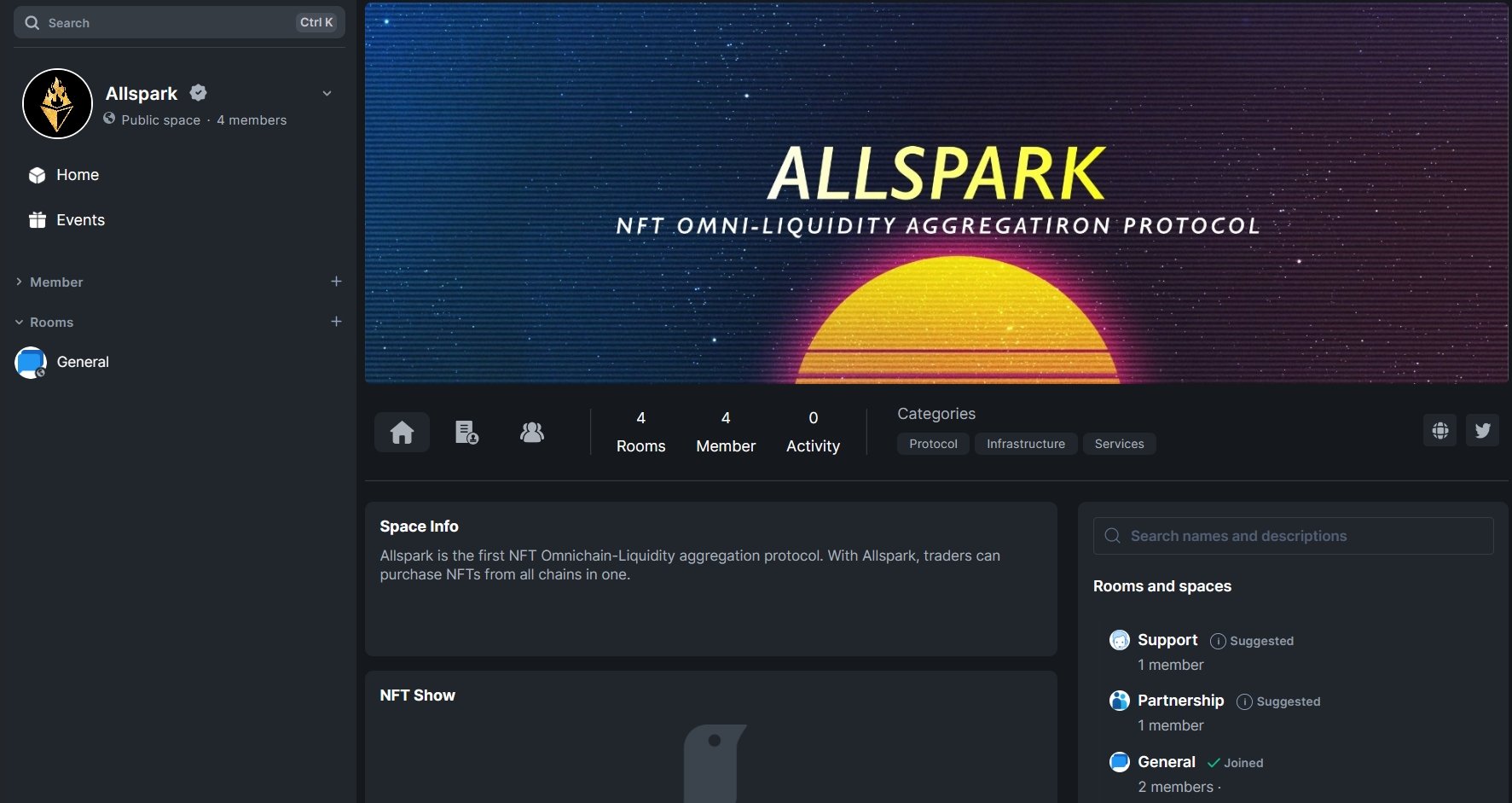 Allspark on Twitter: "🥰👇Join Allspark's space at Seer and enjoy the web3 community! https://t.co ...