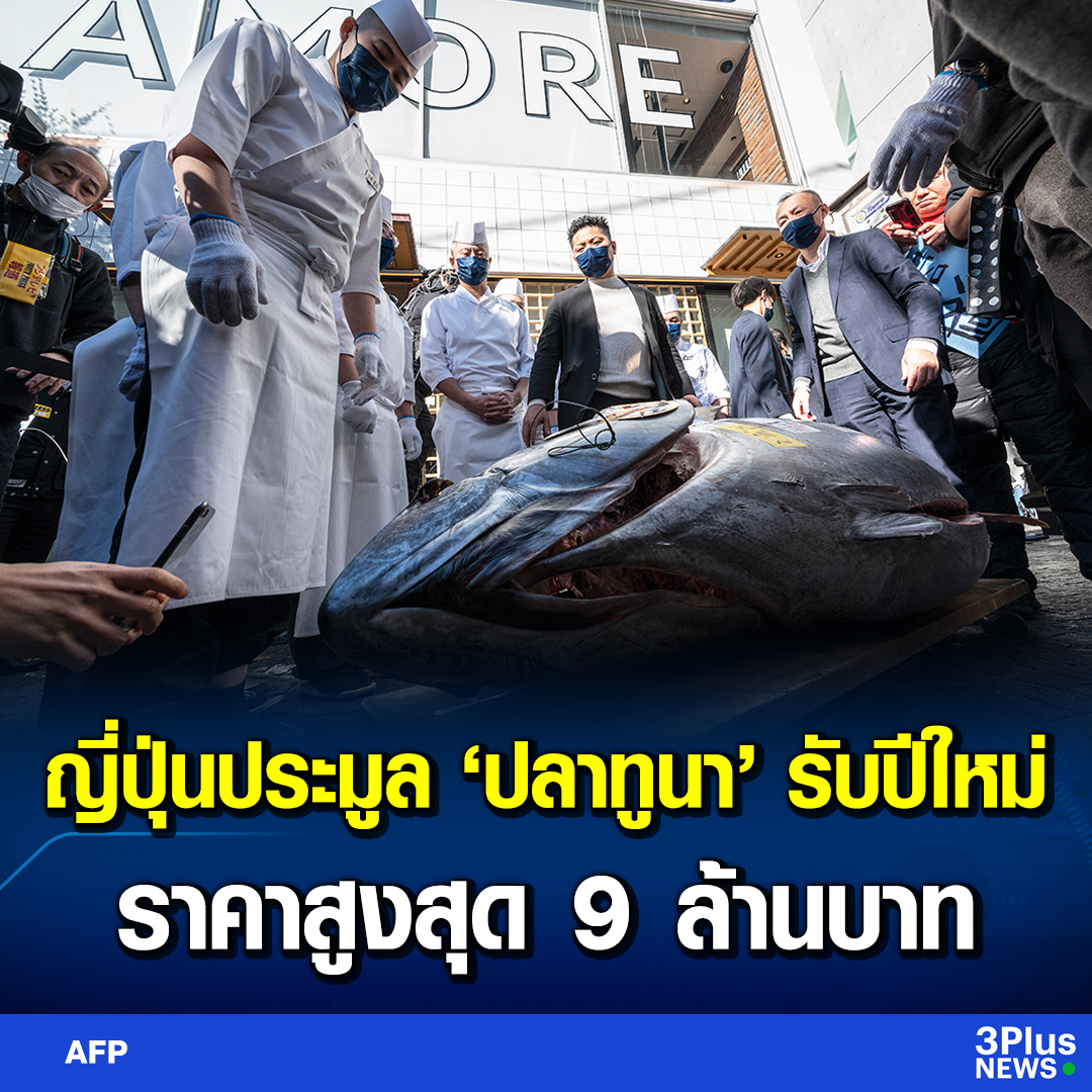 3PlusNews on Twitter: "ญี่ปุ่นประมูล ‘ปลาทูนา’ ต้อนรับปีใหม่ ราคาสูงสุด 9 ล้านบาท . อ่านข่าว ...