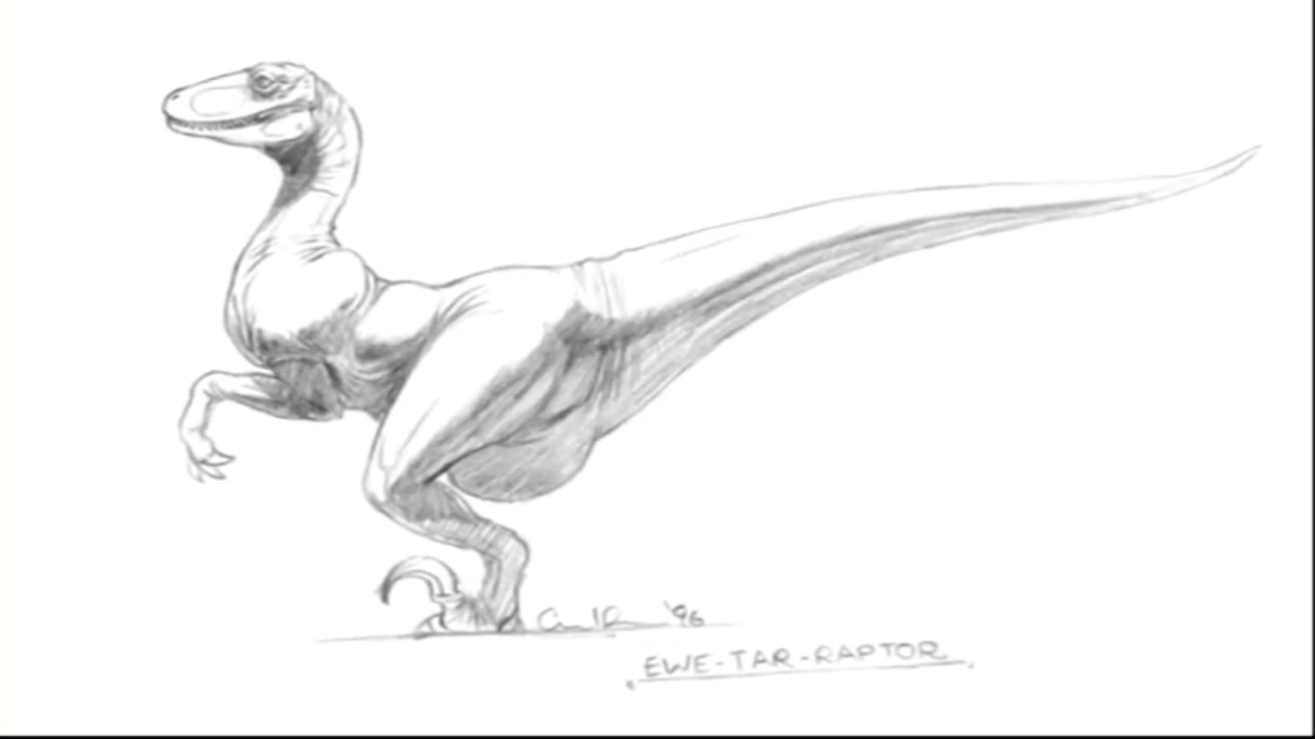 Venatosaurus Drawing