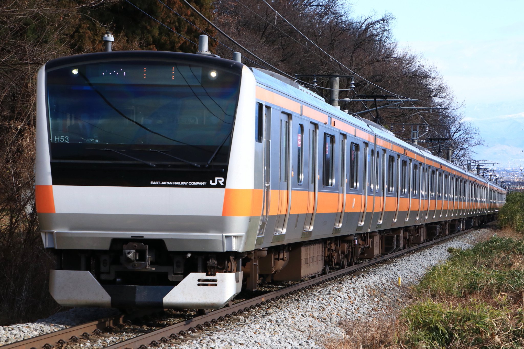 hyama N401編成 on Twitter: "E233系H53編成が長野総合車両センターから豊田車両センターへ回送されました。雲に翻弄された撮影で動画はボツ・・・orz この場所は、もう ...