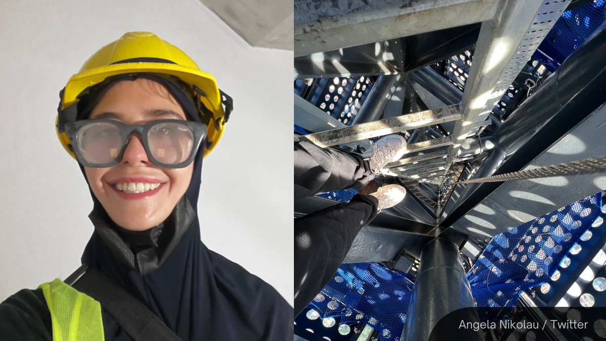 1. Angela Nikolau has revealed her process of climbing the Merdeka 118 ...