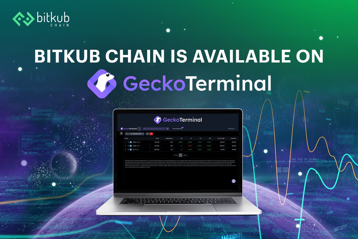 GeckoTerminal on Twitter: "RT @bitkubchain: 💚 You can now check the trading volume details of ...