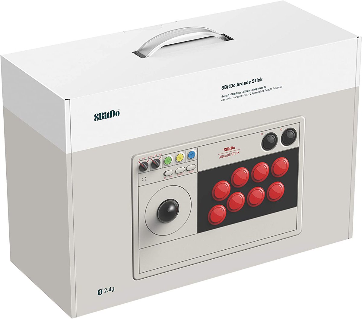 「8Bitdo Arcade Stick for Switch and Windo」|THE ART OF VIDEO GAMESのイラスト