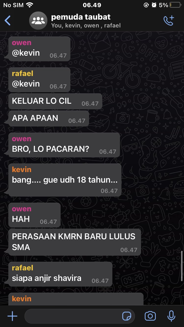 jel ⭑ on Twitter: "68. percakapan nunggu abi sidang skripsi https://t.co/yVYmC4I46d" / Twitter