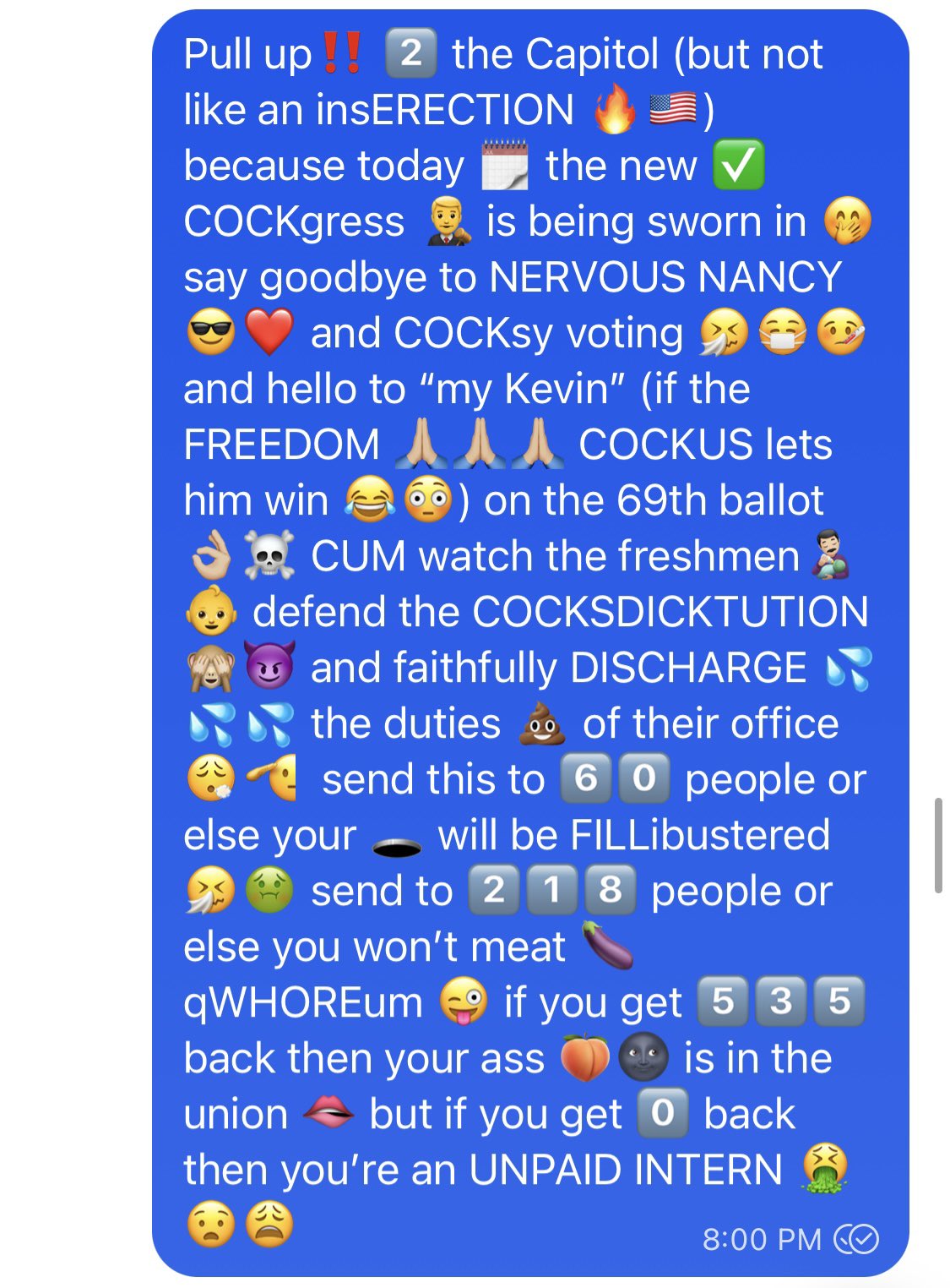 Chain Text Messages