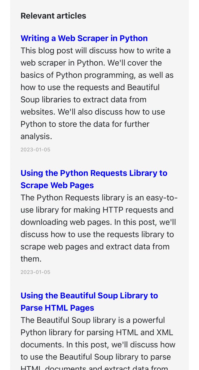 Introducing “Latent Search” 🔍 All results made up by AI. To try, ask a ...