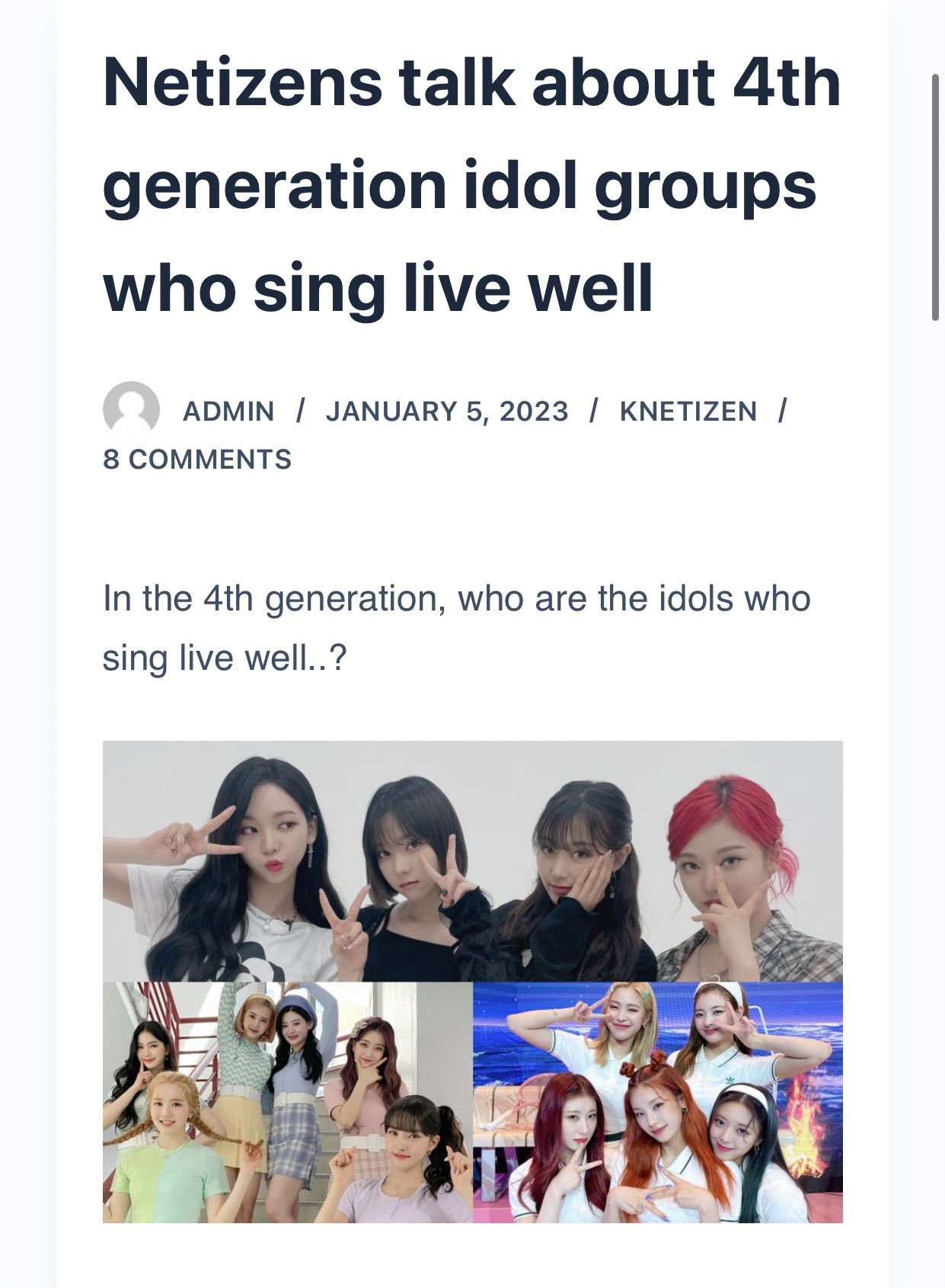 notpannchoa/notpannkpop/notnetizenbuzz on Twitter: "[ notpannkpop ] Netizens talk about 4th ...