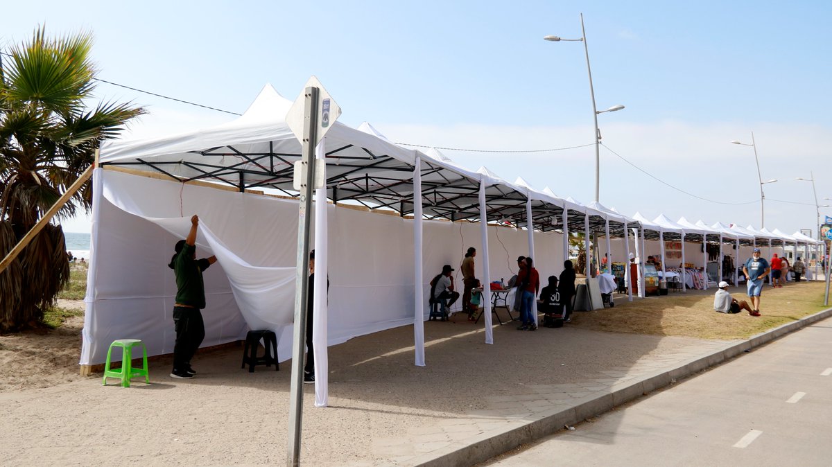 🔴 Fotos: Así serán los stands de ambulantes en la playa y sus horarios ...