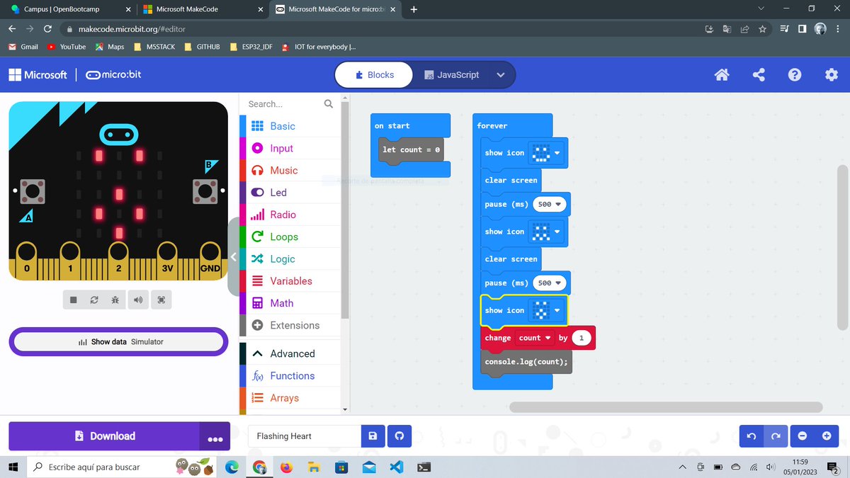 Micro:bit Educational Foundation on Twitter: "RT @moifdz: Sigo experimentando con nuevas formas ...