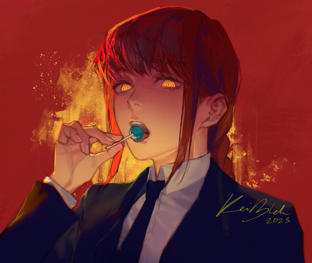 「lollipop 🍭 #chainsawman #チェンソーマン 」|KeiB COMMS OPENのイラスト