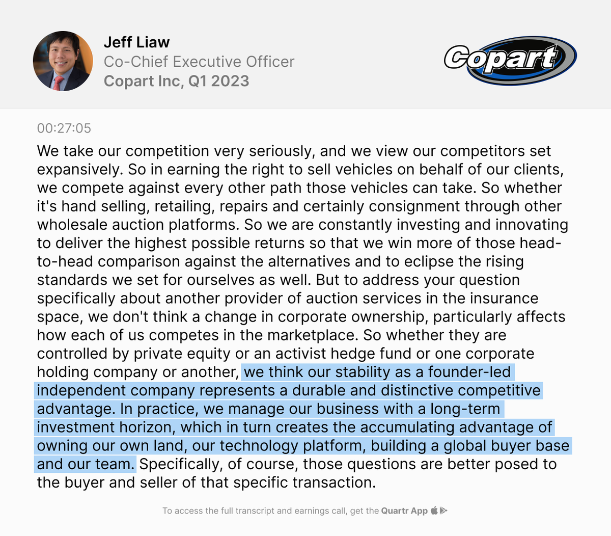 Are you looking for competitively advantaged businesses? Here's a ...