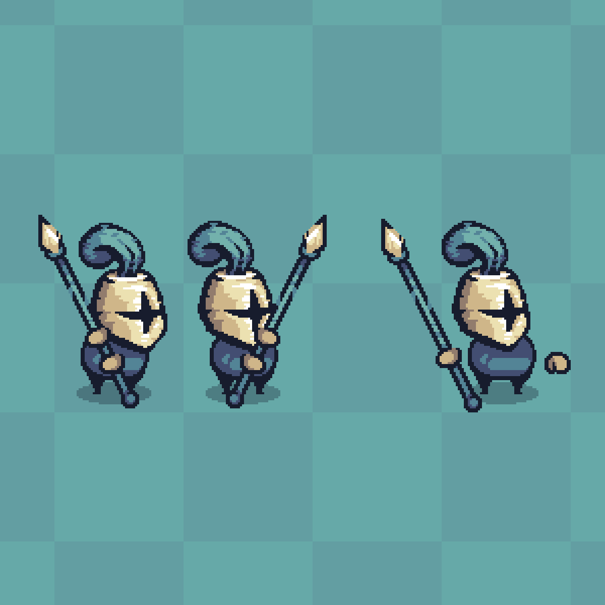 Pixel Frog on Twitter: "Prototyping some weapons for Tiny Swords ⚔️ #pixelart #aseprite #gamedev ...
