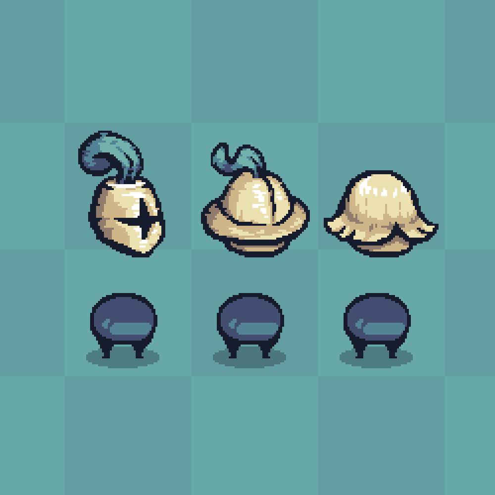 Pixel Frog on Twitter: "Prototyping some weapons for Tiny Swords ⚔️ #pixelart #aseprite #gamedev ...