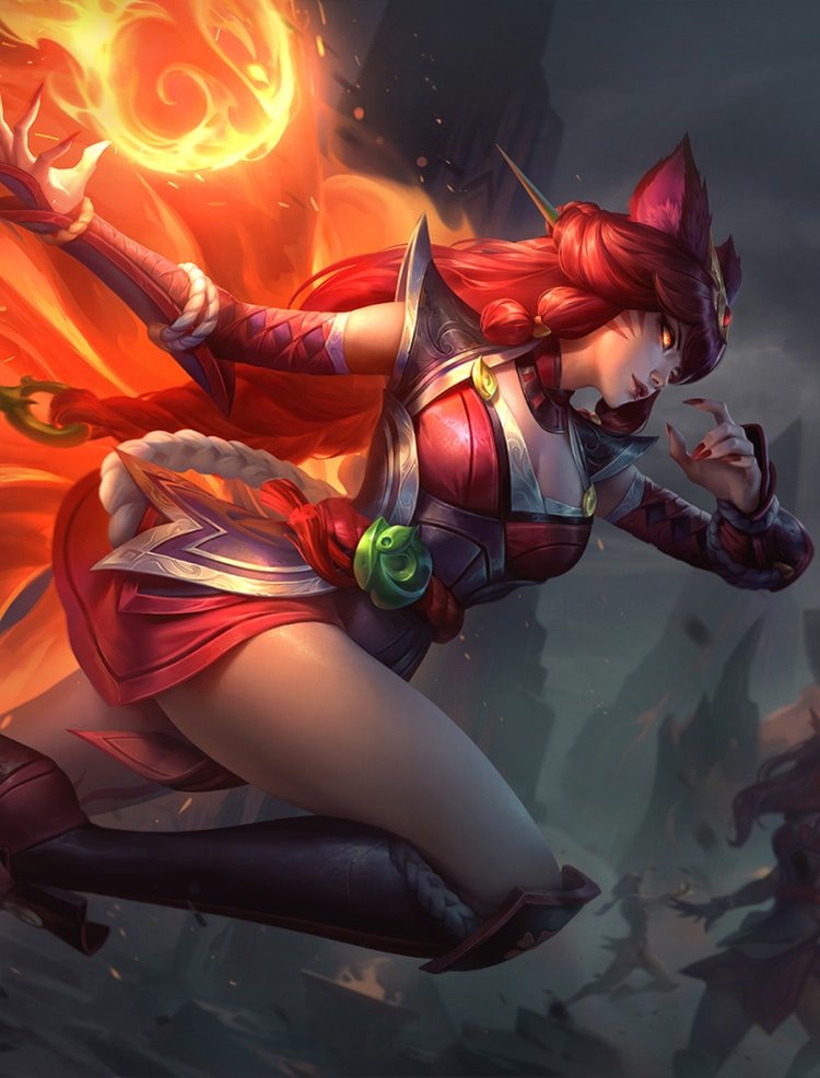 Tío Rito on Twitter: "Fragmentos de los Splash Arts de la actualización de Ahri: • Ahri de ...