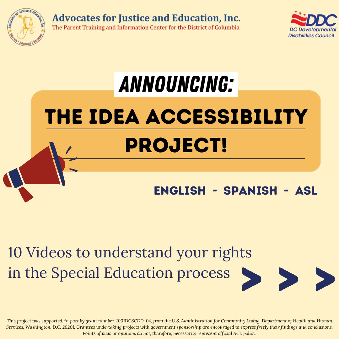 AJE on Twitter: "ANNOUNCING: The IDEA Accessibility Project! Launching next Wednesday 1/11, AJE ...