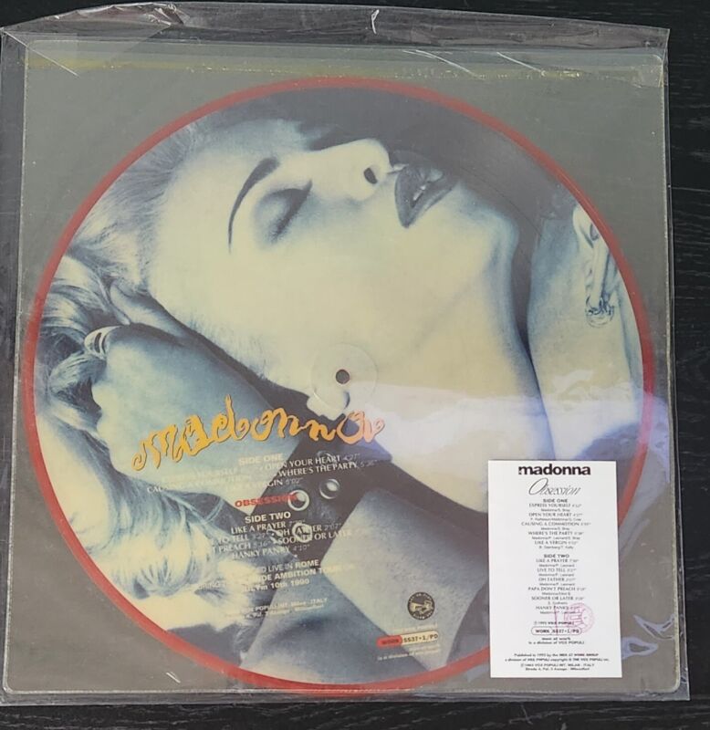 Madonna Material on Twitter: "Obsession Blond Ambition Tour 93 Vinyl / Picture Disc (RARE) https ...