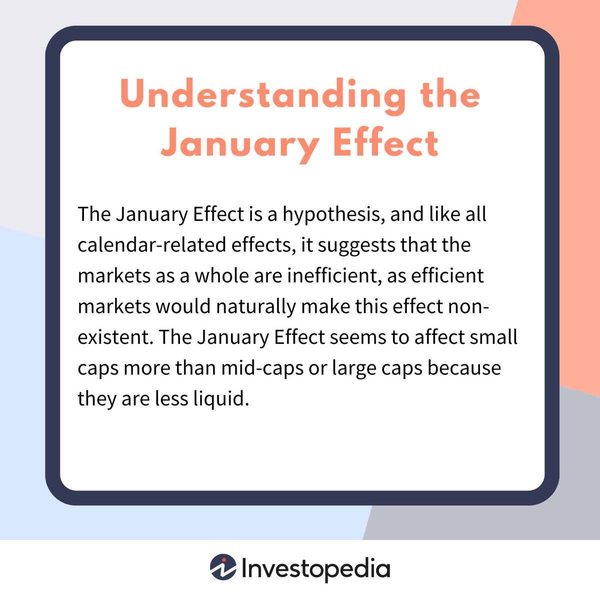 TERM OF THE WEEK: The January Effect. Understand what it means and what it is in the stock ...