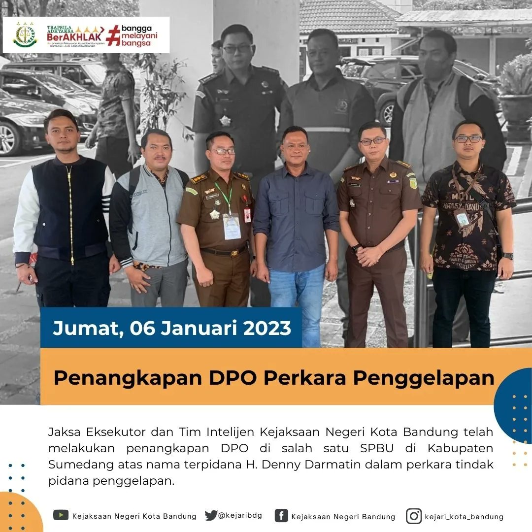 KejarikotaBandung on Twitter: "Jaksa Eksekutor dan Tim Intelijen Kejaksaan Negeri Kota Bandung ...