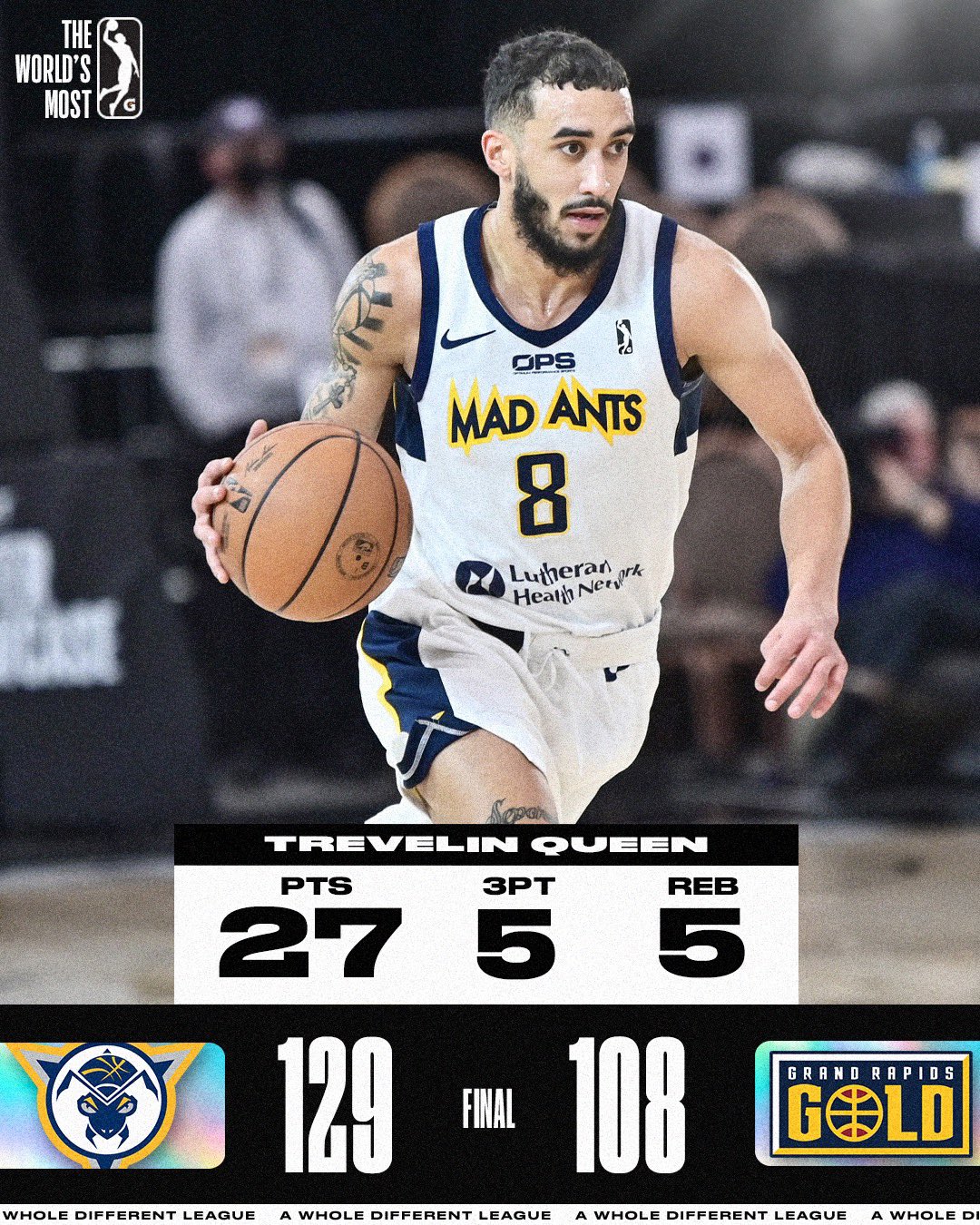 NBA G League on Twitter: "💥 FINAL SCORE THREAD 💥 Trevelin Queen, Justin Anderson, and Gabe York ...