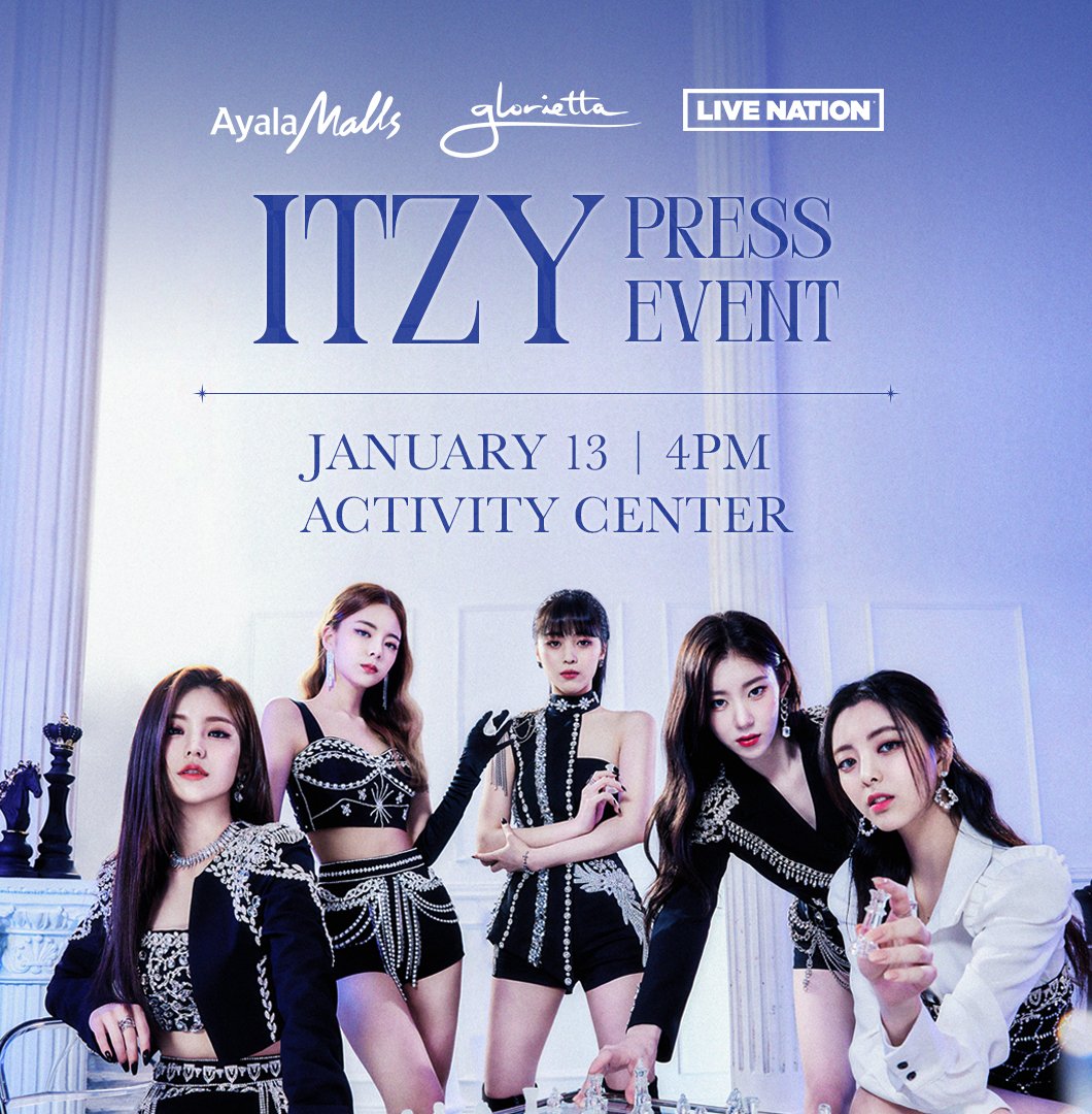 Glorietta on Twitter: "Calling all PH Midzy! Get this chance to meet ITZY LIVE #HereAtGlorietta ...